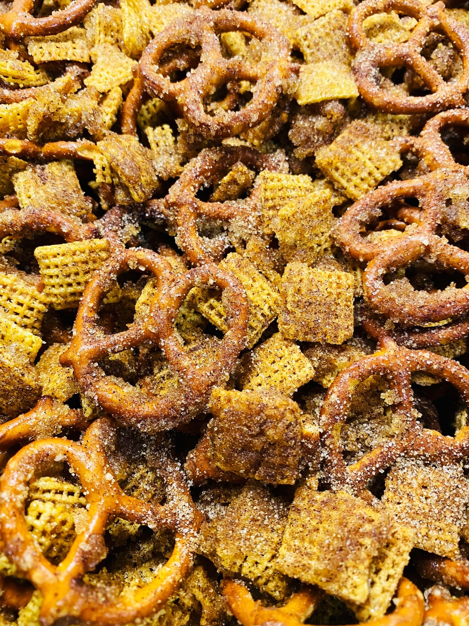 Smoked Churro Chex Mix - If You Give a Girl a Grill