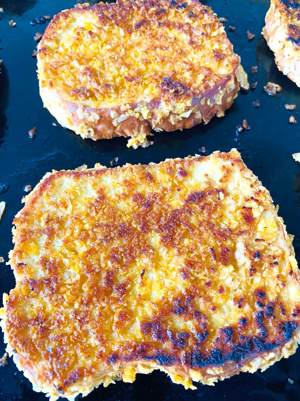 Blackstone Frosted Flake French Toast - If You Give a Girl a Grill