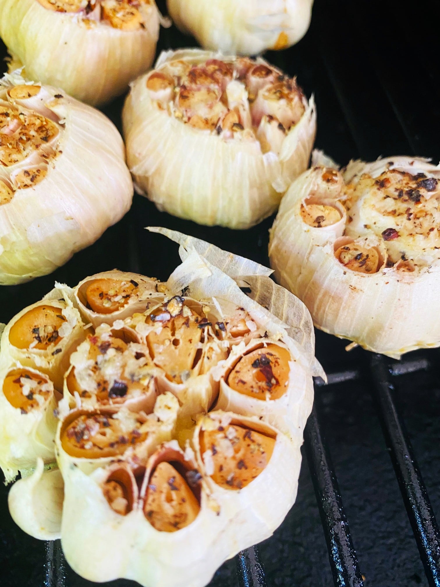 Whole Smoked Garlic - If You Give a Girl a Grill