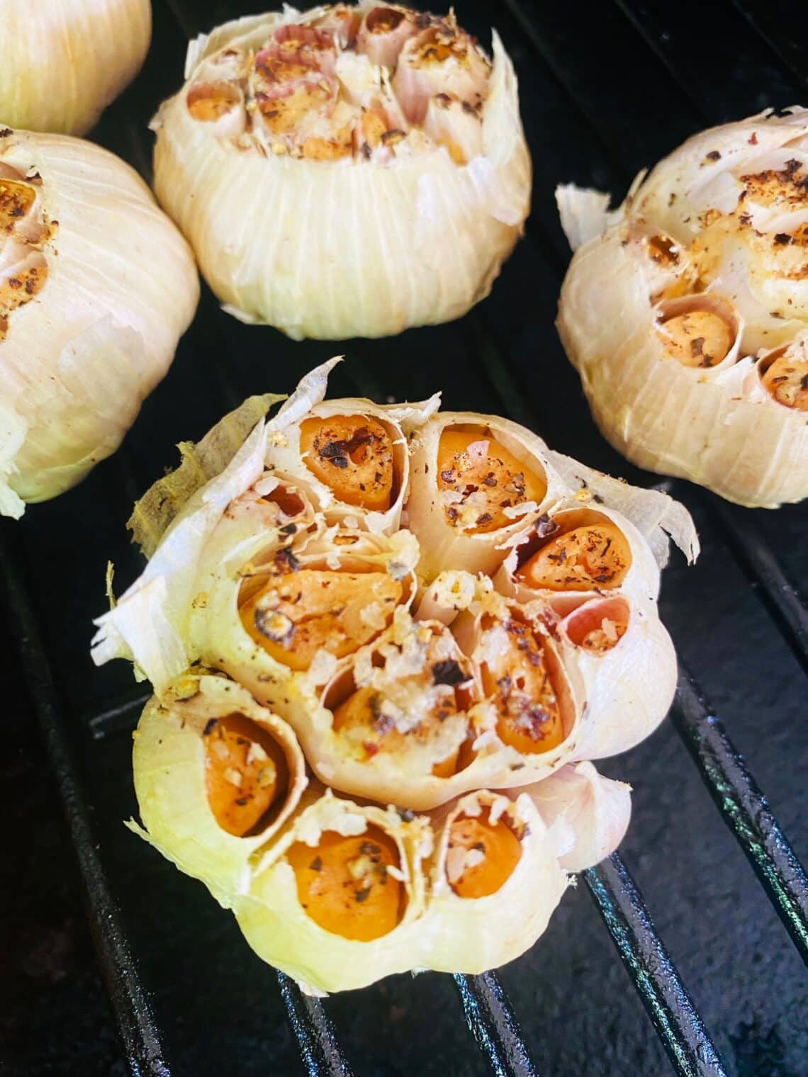 Whole Smoked Garlic - If You Give a Girl a Grill