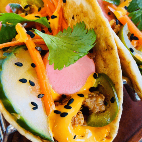 Blackstone Banh Mi Tacos - If You Give a Girl a Grill