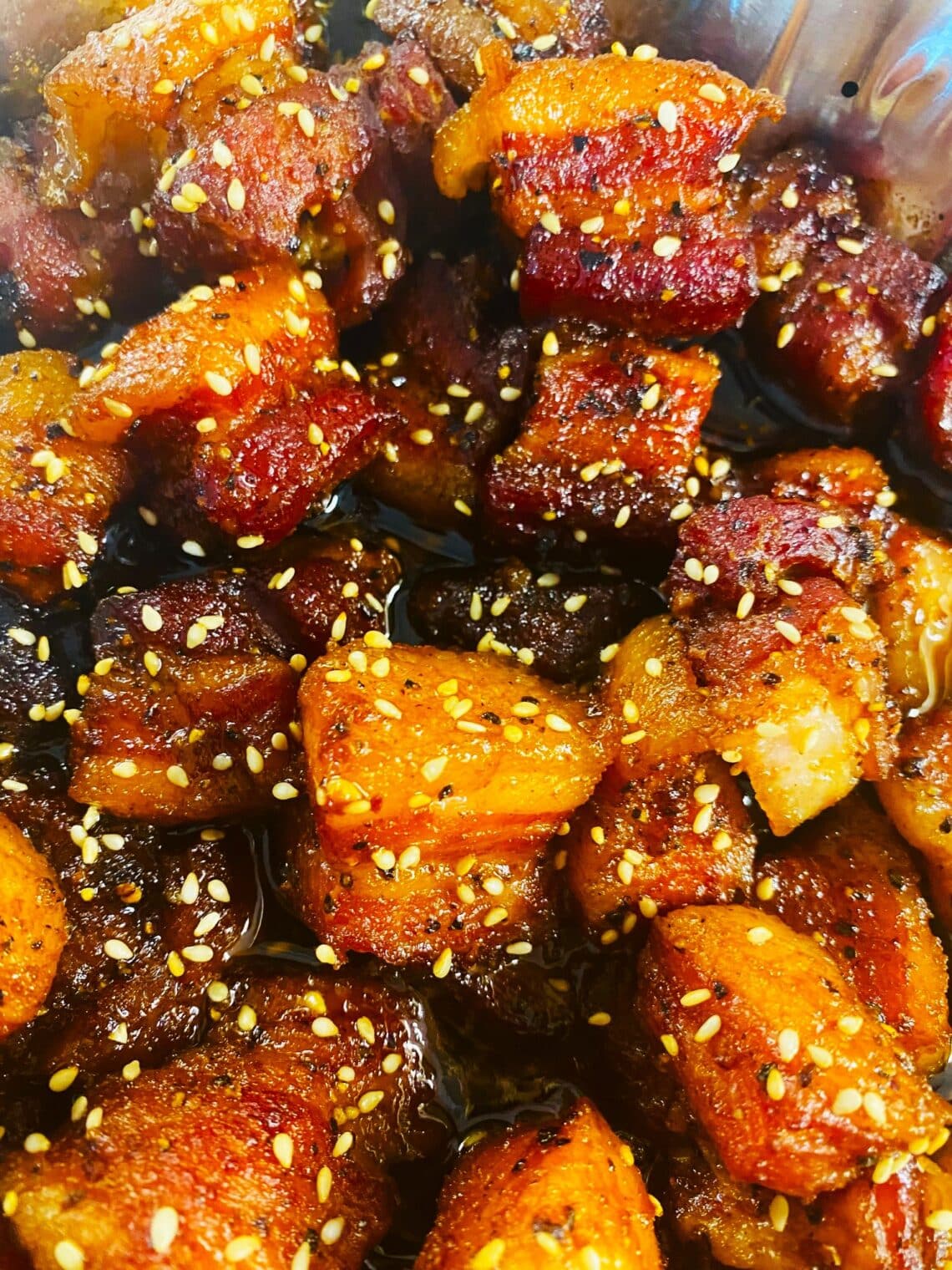 Maple Sriracha Burnt Ends - If You Give a Girl a Grill