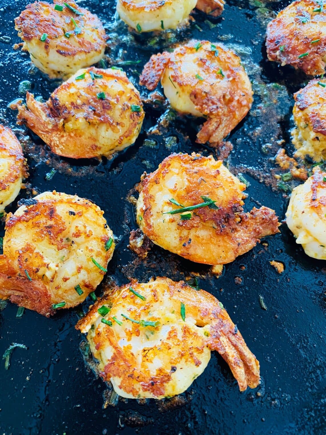 Blackstone Garlic Parmesan Crusted Shrimp - If You Give a Girl a Grill
