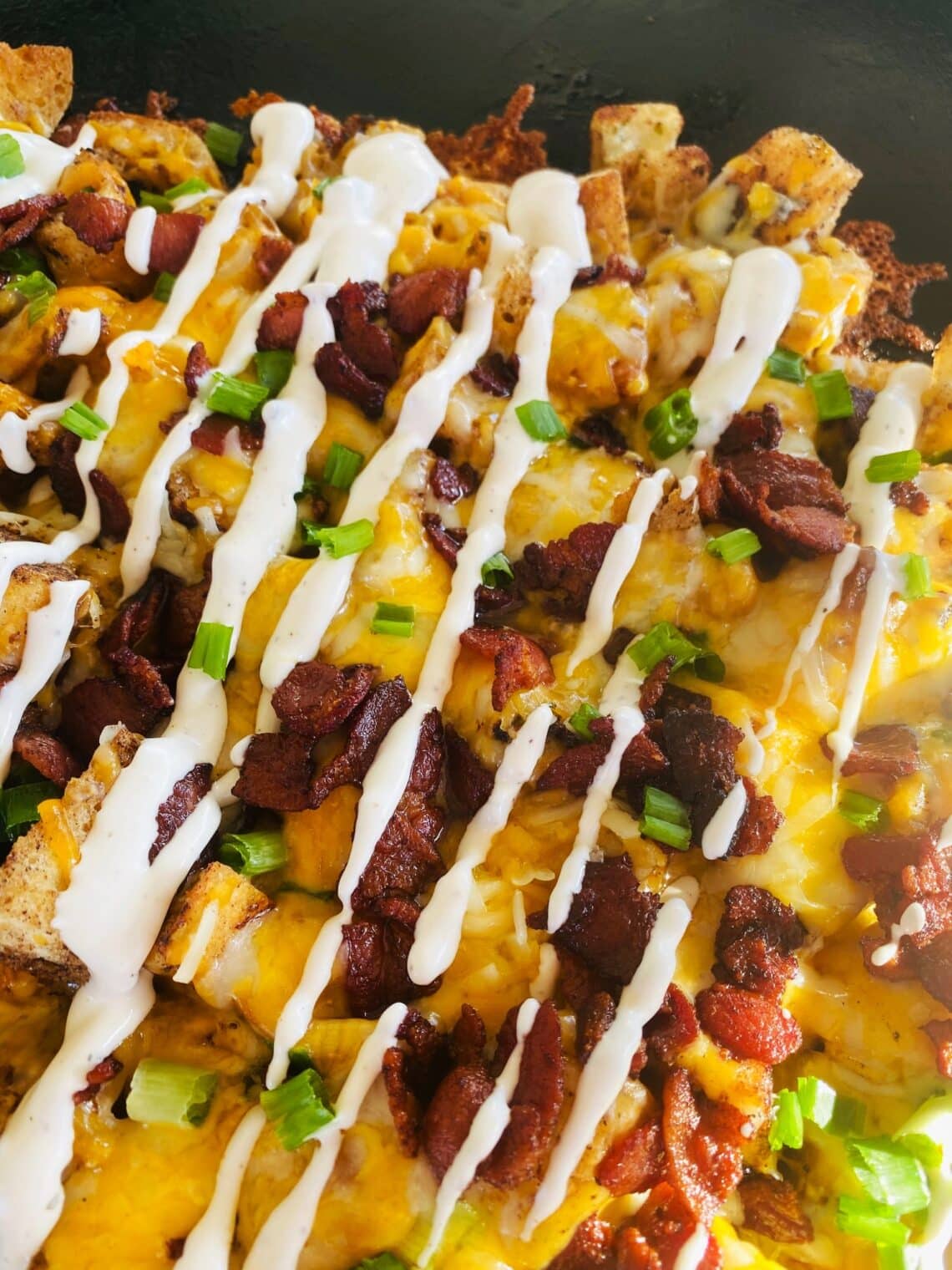 Loaded Cheesy Bread Griddle Recipe - If You Give a Girl a Grill