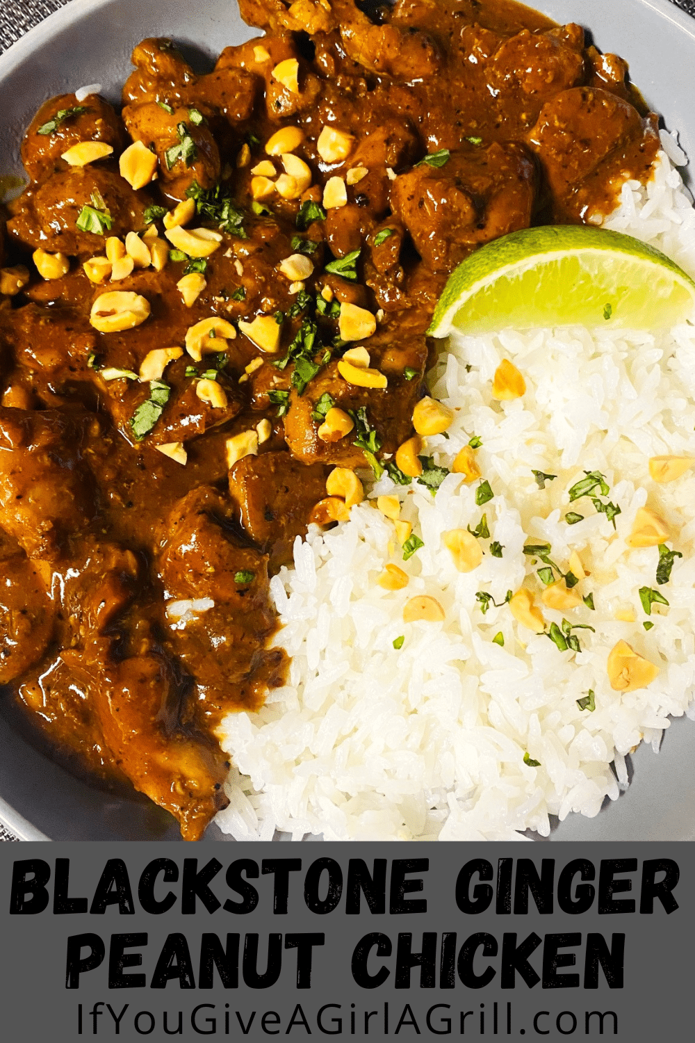 Blackstone Ginger Peanut Chicken - If You Give a Girl a Grill