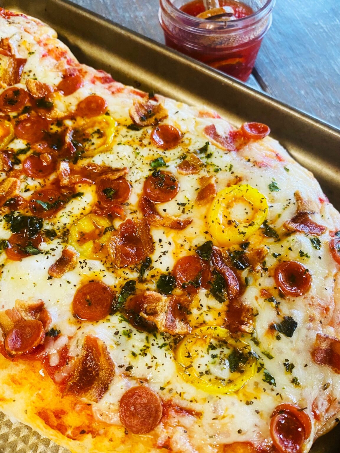 Traeger Honey Sriracha Pizza - If You Give a Girl a Grill
