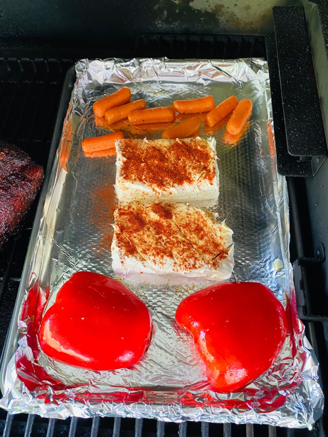 Smoked Veggie Cream Cheese - If You Give a Girl a Grill