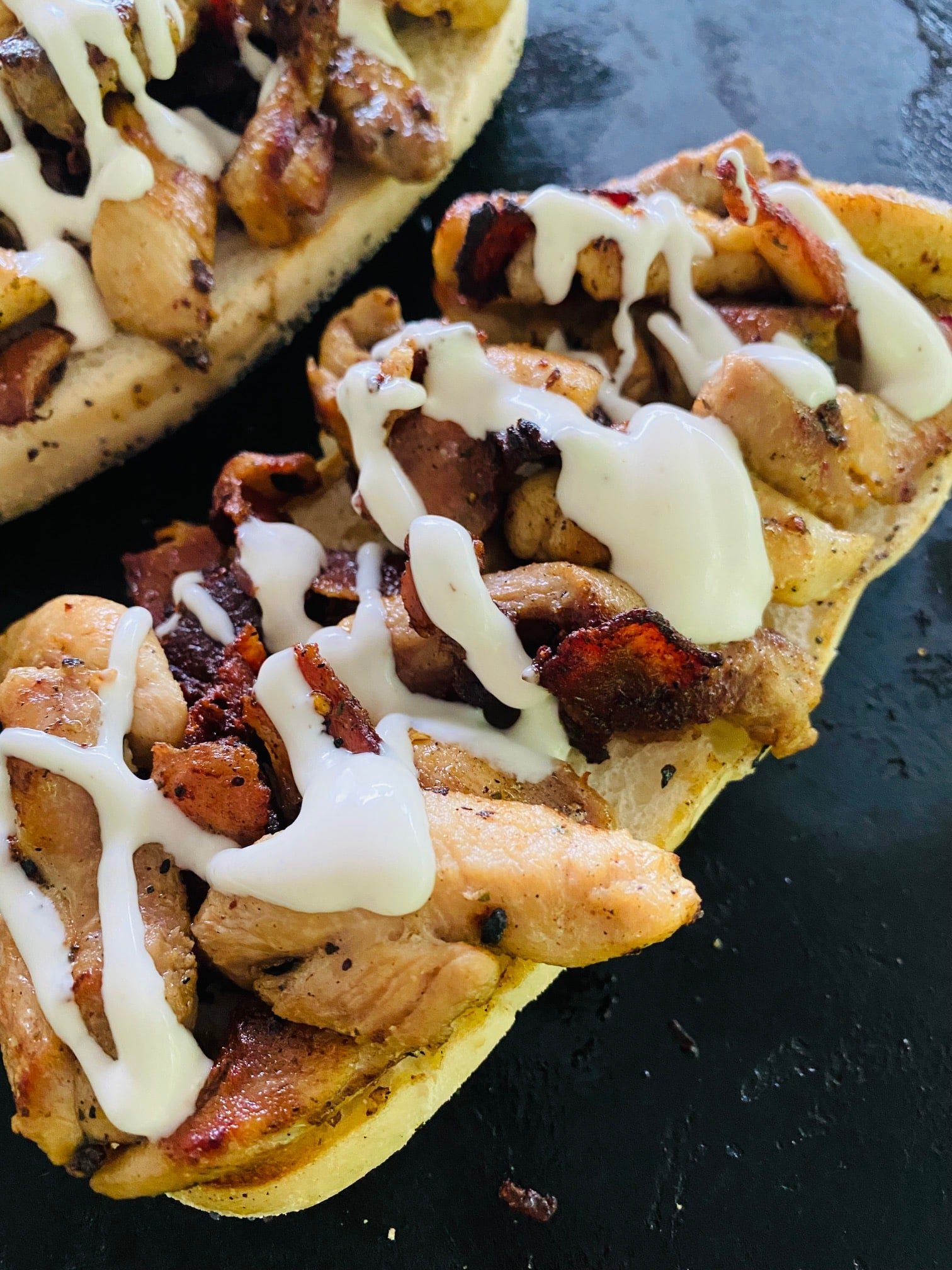Blackstone Chicken Bacon Ranch Subs - If You Give a Girl a Grill