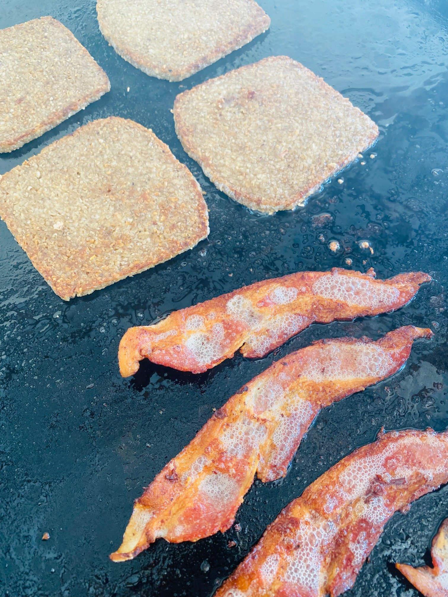 Griddle Sweet and Spicy Goetta Sliders - If You Give a Girl a Grill