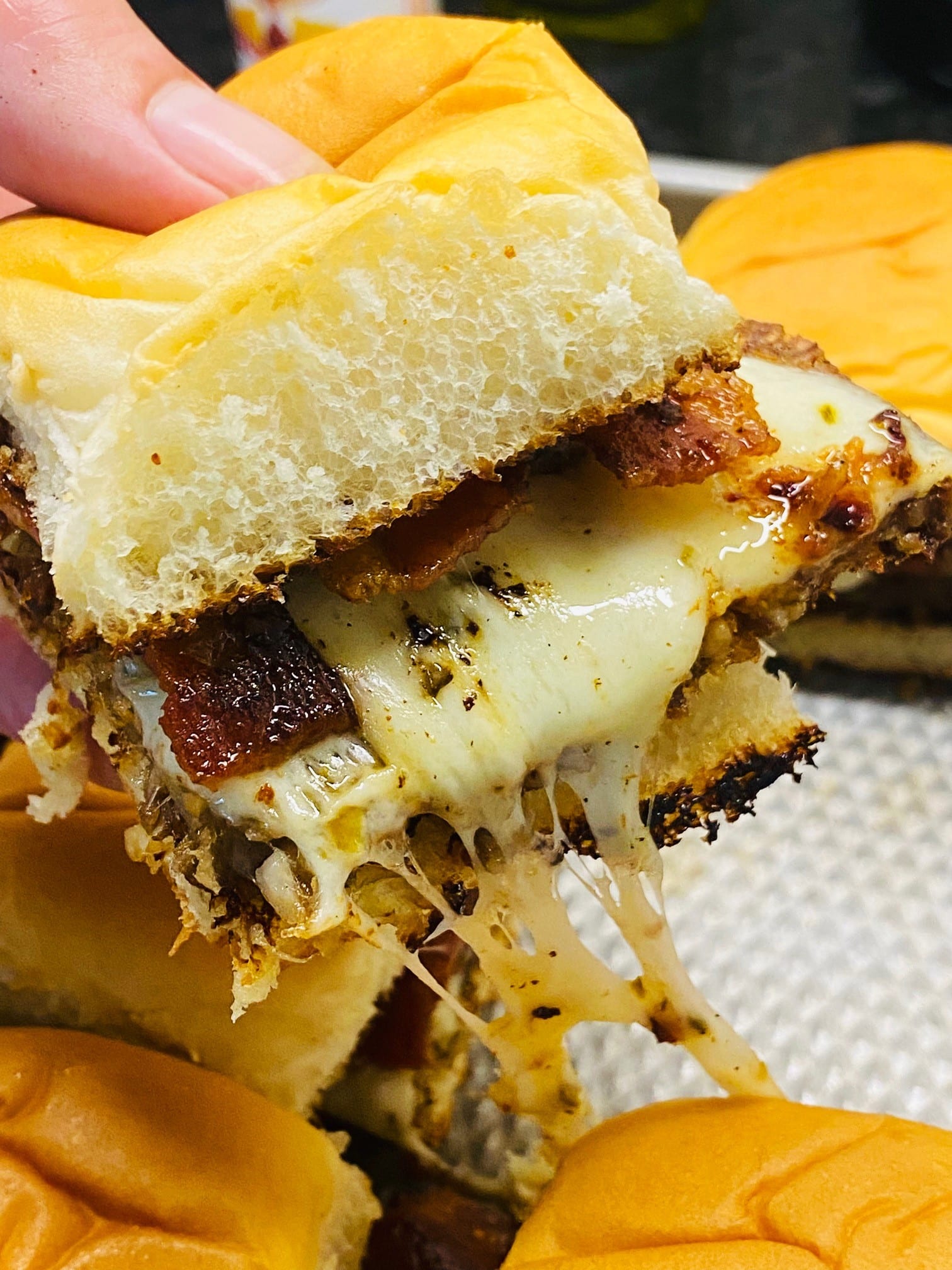 Griddle Sweet and Spicy Goetta Sliders - If You Give a Girl a Grill
