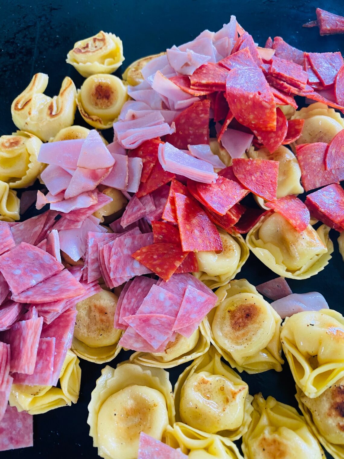Blackstone Italian Tortellini Caesar Salad - If You Give a Girl a Grill