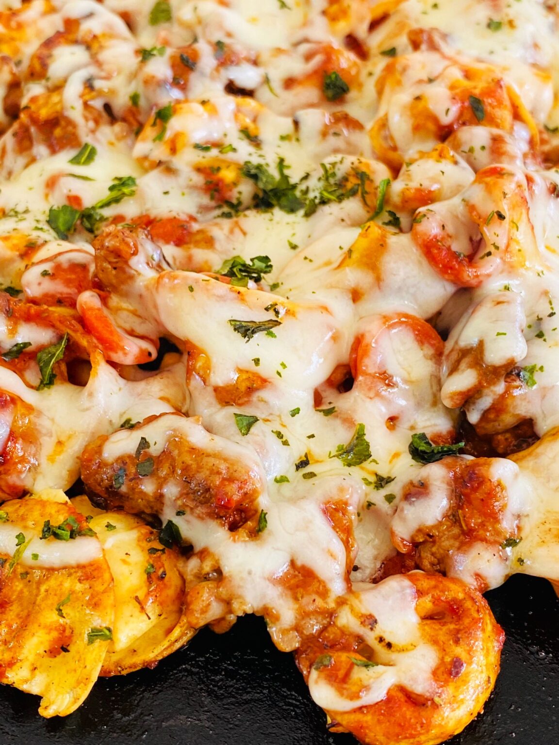 Blackstone Griddle Pizza Tortellini - If You Give a Girl a Grill