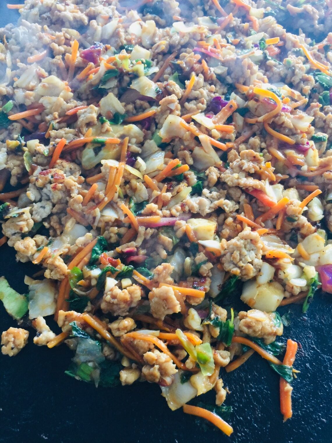 Blackstone Hoisin Peanut Egg Roll Bowls - If You Give a Girl a Grill