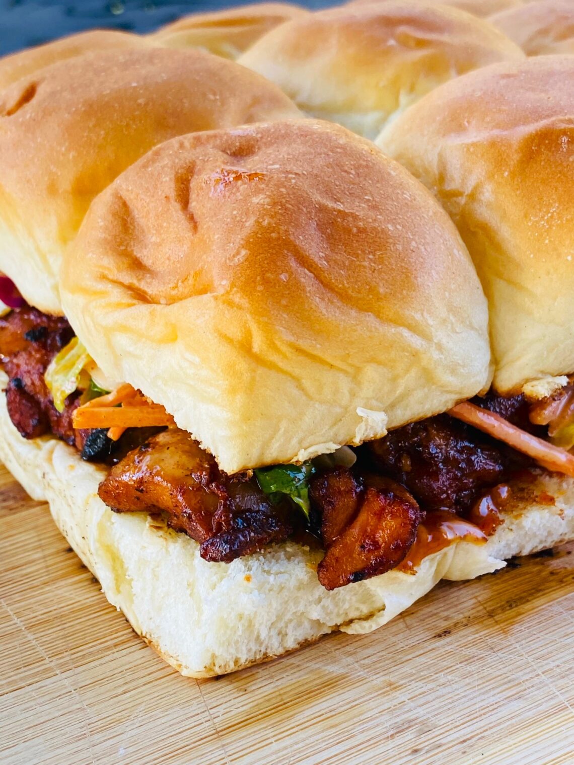Blackstone Korean Chicken Sliders - If You Give a Girl a Grill