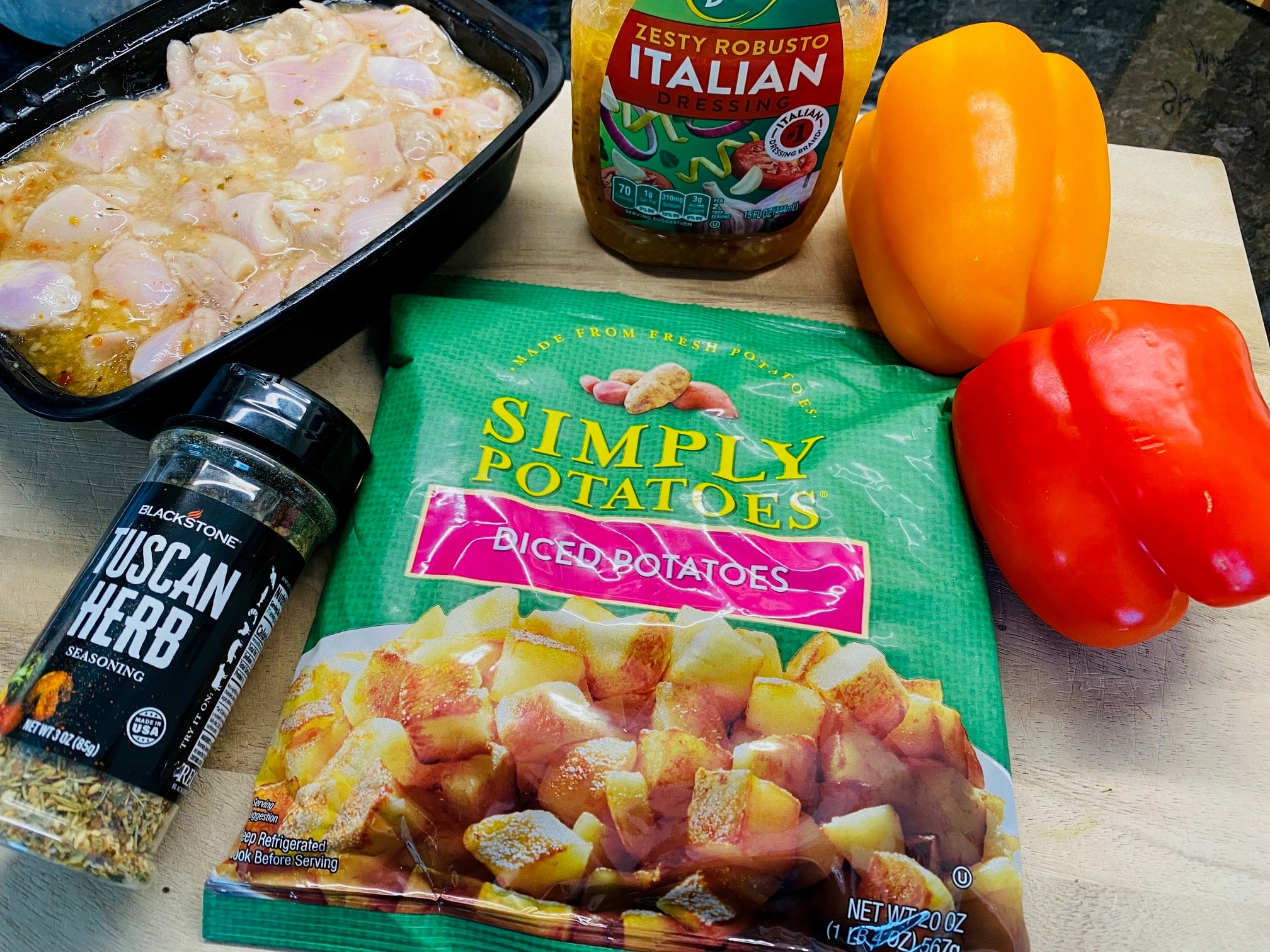 Blackstone Italian Chicken and Veggies - If You Give a Girl a Grill
