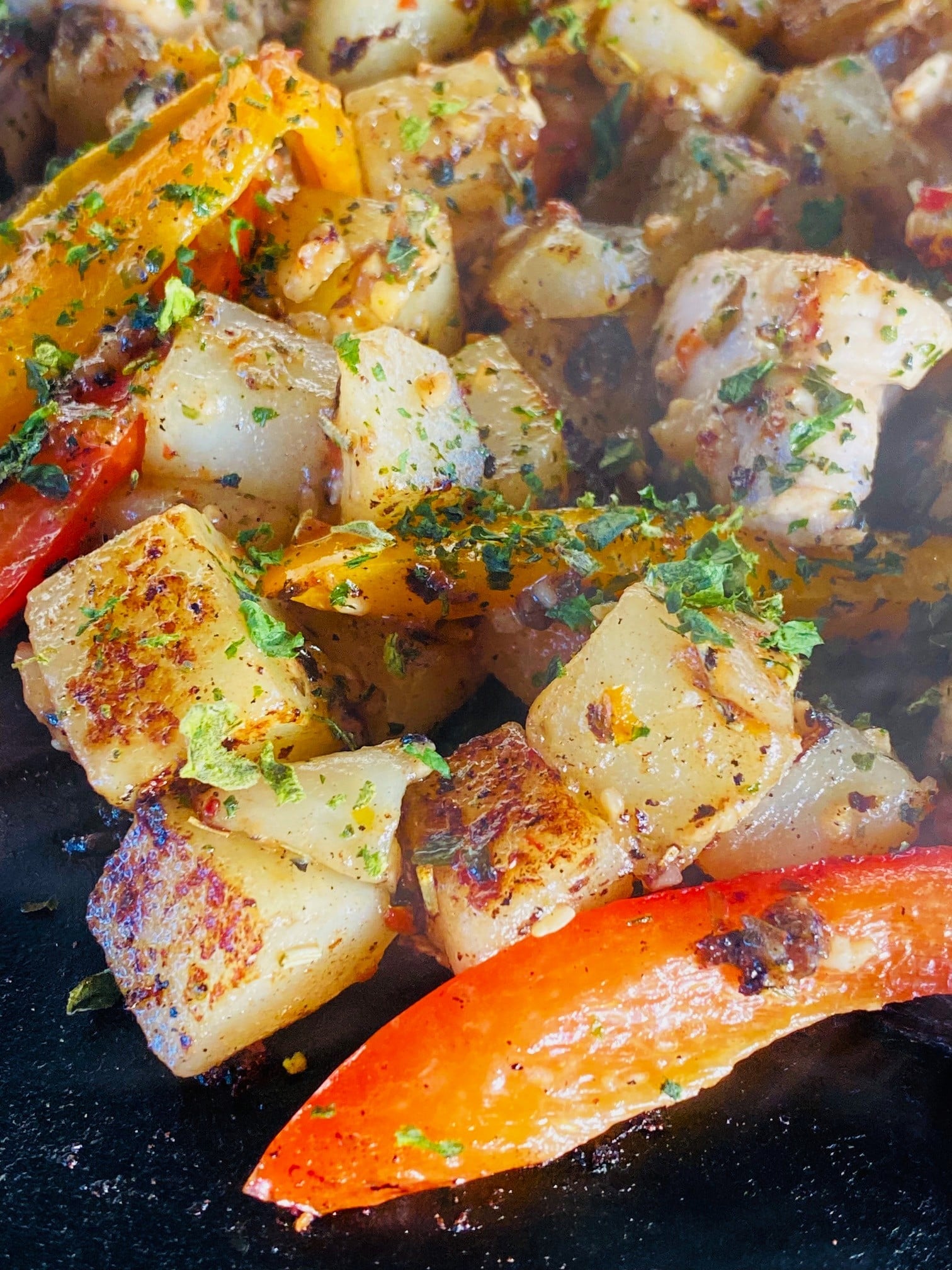 Blackstone Italian Chicken and Veggies - If You Give a Girl a Grill