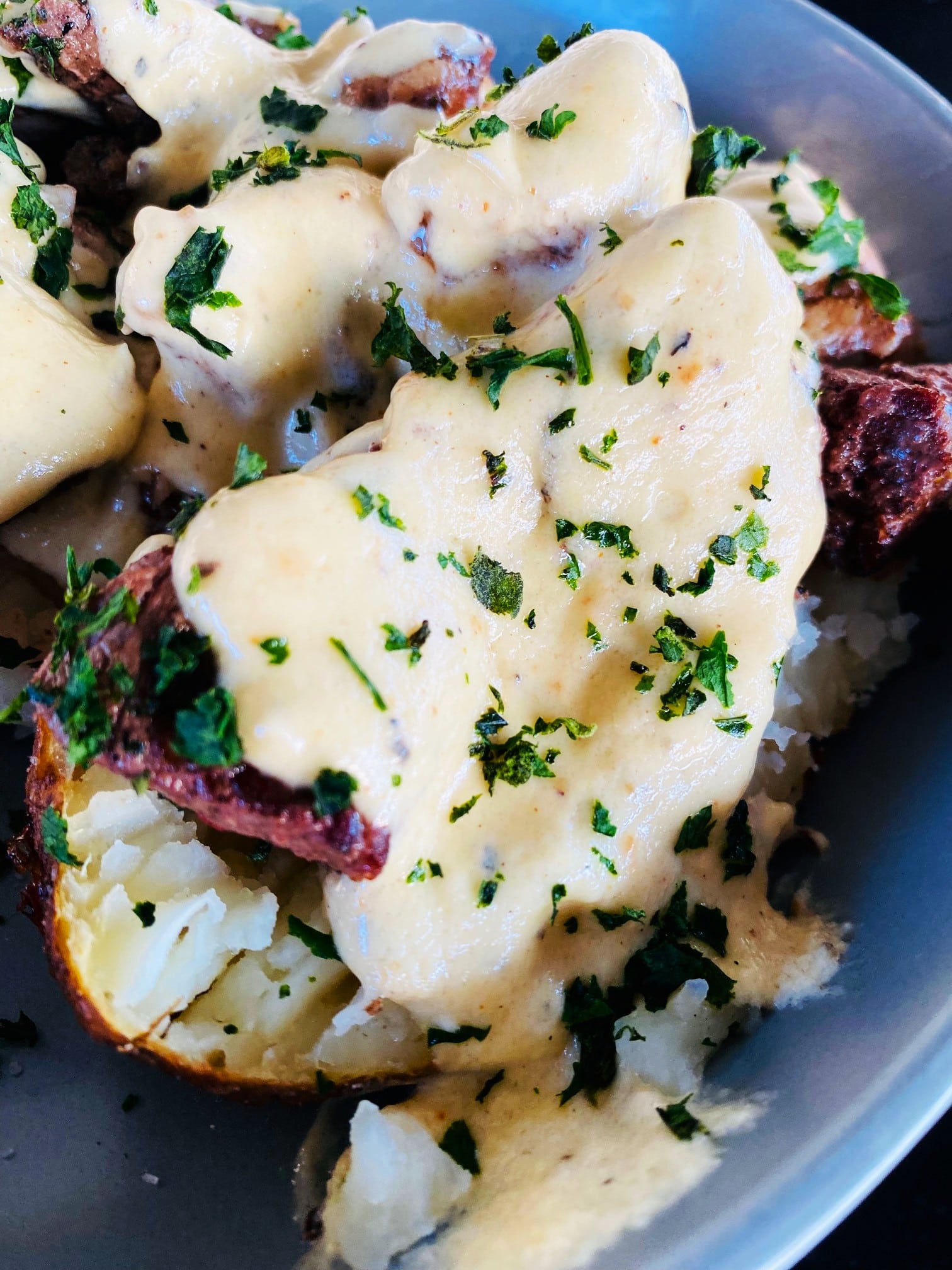 Blackstone Surf and Turf Loaded Potatoes - If You Give a Girl a Grill