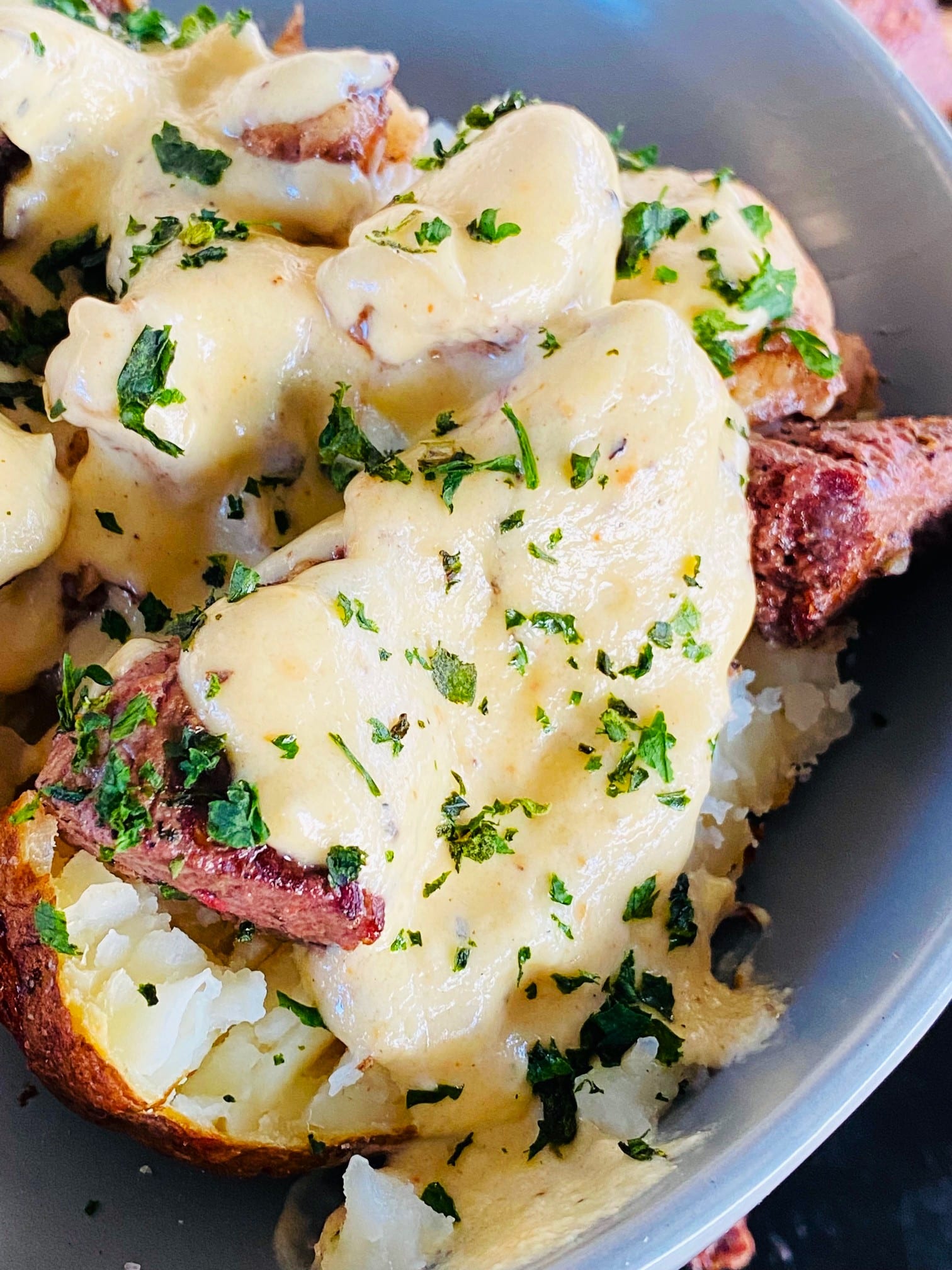 Blackstone Surf and Turf Loaded Potatoes - If You Give a Girl a Grill