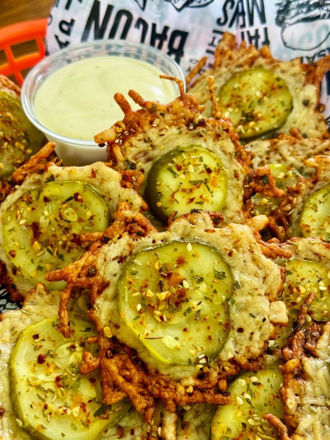 Blackstone Parmesan Pickle Chips - If You Give a Girl a Grill