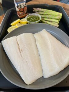 Blackstone Sea Bass with Chimichurri - If You Give a Girl a Grill