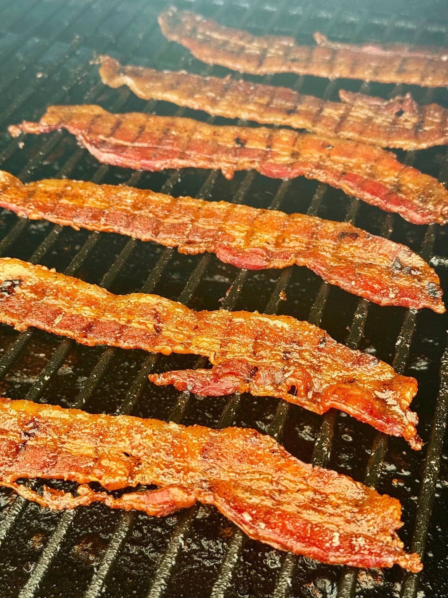 Smoked BBQ Whiskey Candied Bacon - If You Give a Girl a Grill