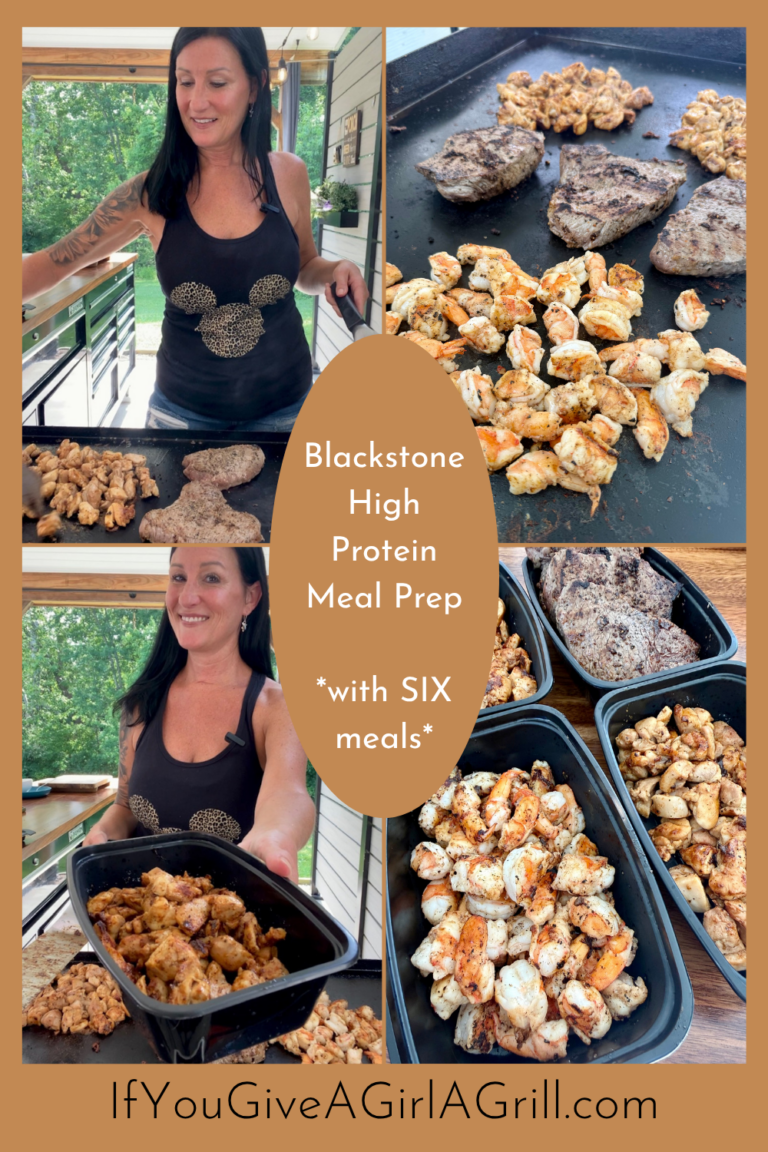 Blackstone High Protein Meal Prep - If You Give a Girl a Grill